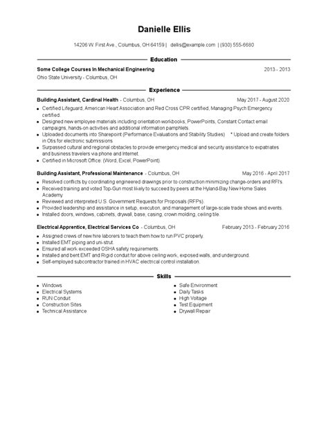 How To Become A Building Assistant Zippia