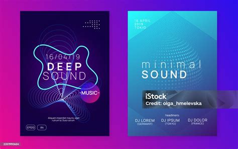 디제이 배너 바이올렛 나이트 클럽 전단지 사이키델릭 오디오 초대장 디스코텍 배경 페스티벌 초대 블루 사운드 디자인 음악 트랜스 요소 그린 디제이 배너 Dj에 대한 스톡 벡터