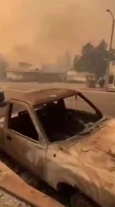 فیلم نمایی از آتش سوزی آخرالزمانی در لس آنجلس