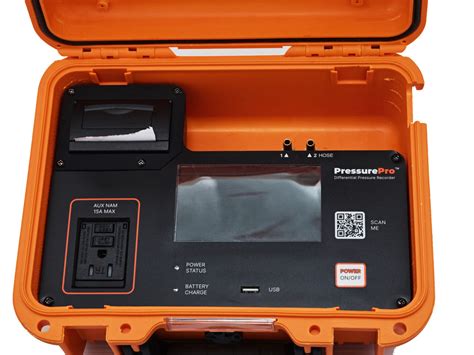 Adaptive Manometer Systems Pressure Pro Differential Pressure Recorder