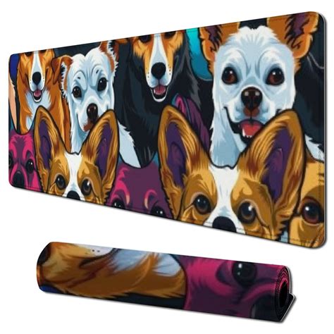ullo0ord pattern prints large office gaming mouse pad