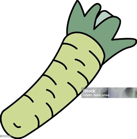 녹색 와사비 개념 일본어 양 고추 냉이 벡터 윤곽 아이콘 디자인 조미료 와 향신료 상징 음식 요리 성분 표시 나물 와 테이블 소스 스톡 일러스트 건강한 식생활에 대한 스톡