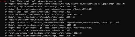 ReferenceError Window Is Not Defined Issue Google Google Api Javascript Client GitHub