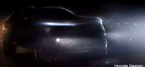 Honda Teases A New Mid Size Suv Which Will Challenge Hyundai Creta Kia