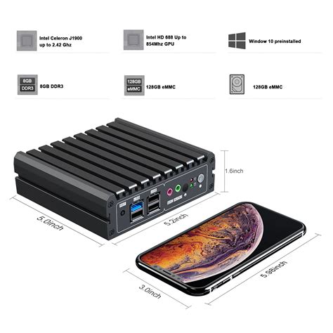 High Performance Industrial Control Mini PC With Windows