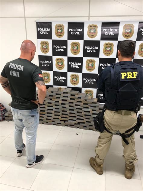 Polícia Civil E Prf Apreendem Carga De 160 Quilos De Cocaína E Armas E