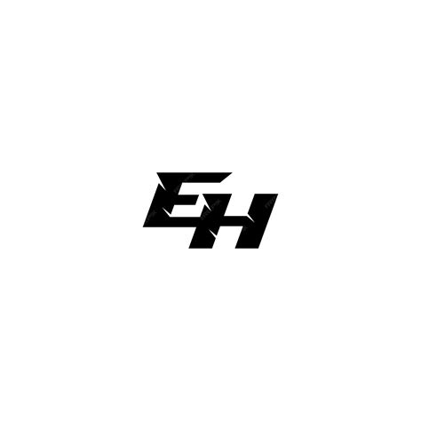 Premium Vector Eh Monogram Logo Design Letter Text Name Symbol