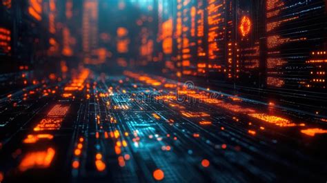 An Abstract Digital Lock Symbolizing A Secure Network System Protecting Personal Information