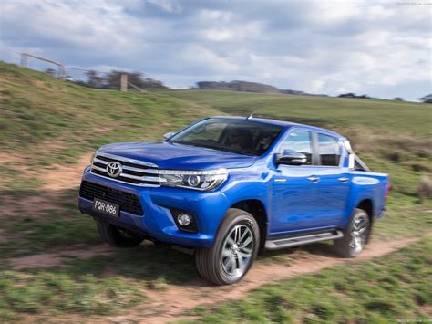 Toyota Hilux 2016 Pickup 4x4 Cars Blue Wallpapers HD Desktop