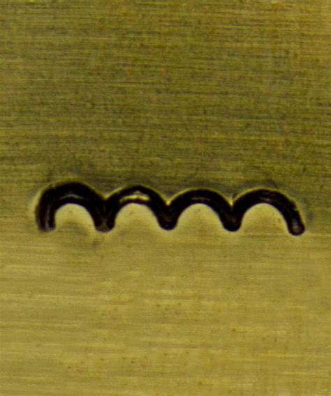 Traditional Design Stamp Bumpy Line Pn5017 Etsy