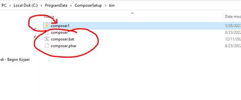 How To Install Two Composer In One Windows System Stack Overflow