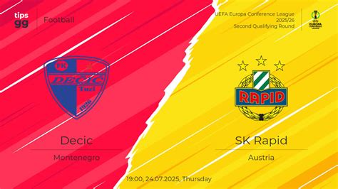 Decic Vs Sk Rapid Live Score 24072025 Today Match Results Tipsgg