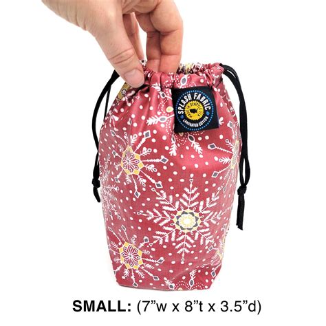 Splash Fabric Cinch Bags