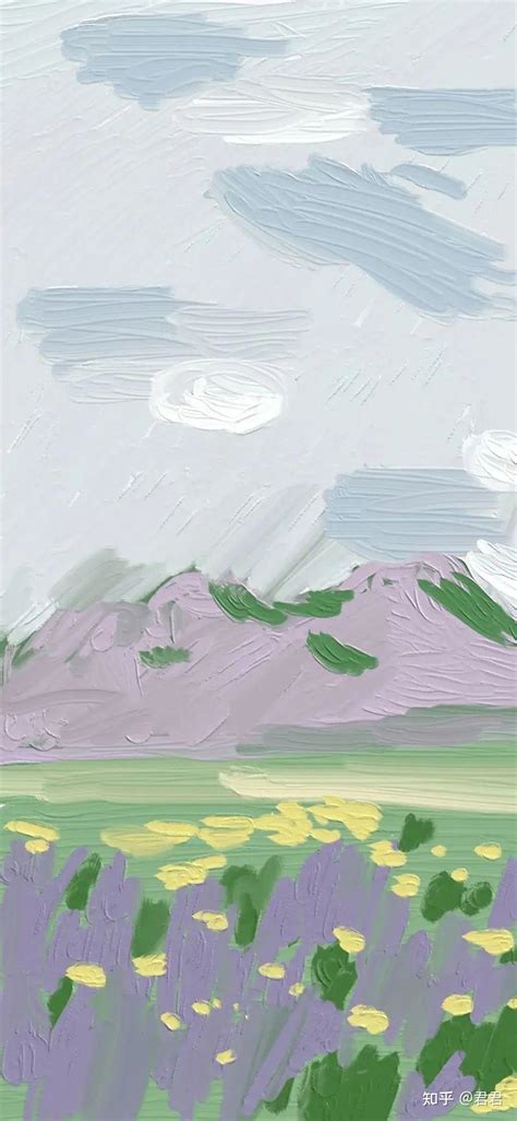 油画壁纸 油画壁纸可爱卡通 油画壁纸少女心 最近很火的油画壁纸 知乎