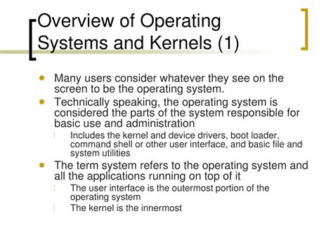Ppt Linux Kernel Introduction And Fundamentals Powerpoint