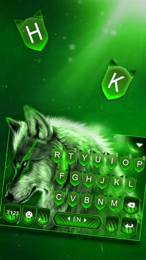 Android 용 Wild Night Wolf Keyboard Theme Apk 다운로드