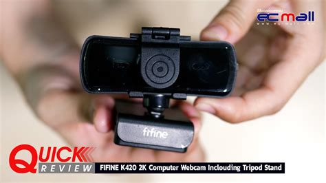 Quick Review : FIFINE K420 2K Computer Webcam Inclouding Tripod Stand ...