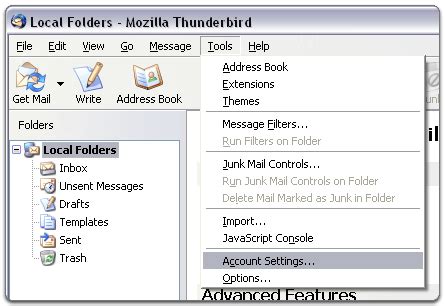 Setting Up A New Email Account In Thunderbird Conetix