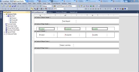 Bind Crystal Reports With Dataset Or Datatable CodeProject