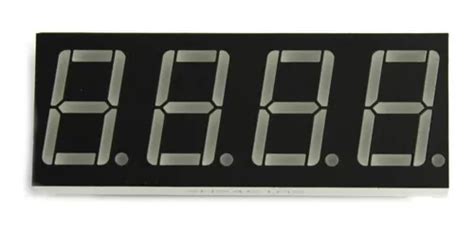 Display Rojo 7 Segmentos 4 Dígitos Arduino Pic Raspberry 60 En
