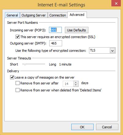 Living And Breathing The World Of Microsoft How To Manually Configure Outlook For Use With