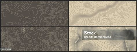 회색 윤곽선 벡터 지형 지리적 산 지형 벡터 일러스트레이션 지형 패턴 텍스처 육지 벡터 지형에 대한 지도 고도 그래픽 윤곽선