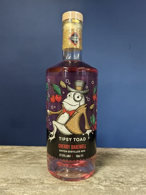 Tipsy Toad Cherry Bakewell Gin 375 70cl Northmenspirit