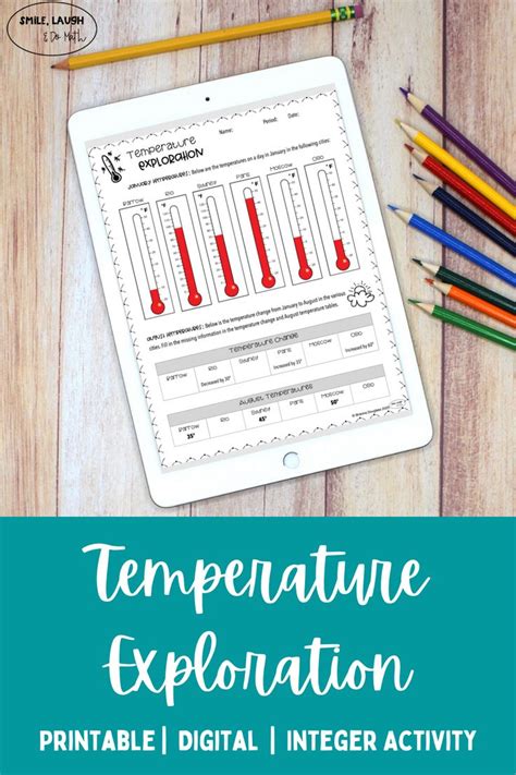 Temperature Exploration Real World Integer Activity Integers