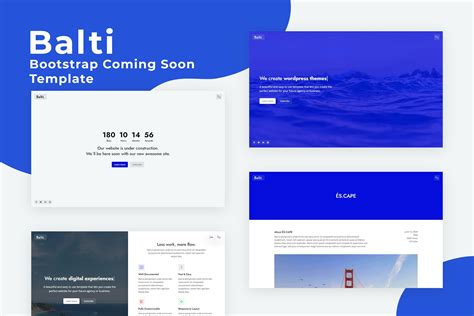Balti Bootstrap Coming Soon Template