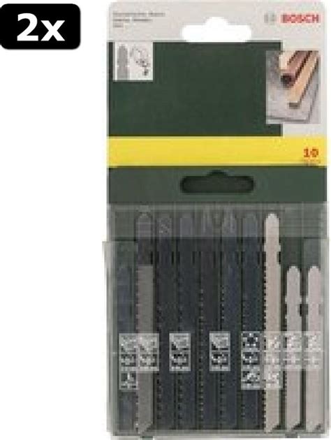 X Bosch Zaagbladenset Met T Schacht Stuks Bol