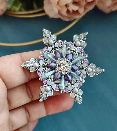 Beaded Snowflake Inspiration Ideas Beads Magic
