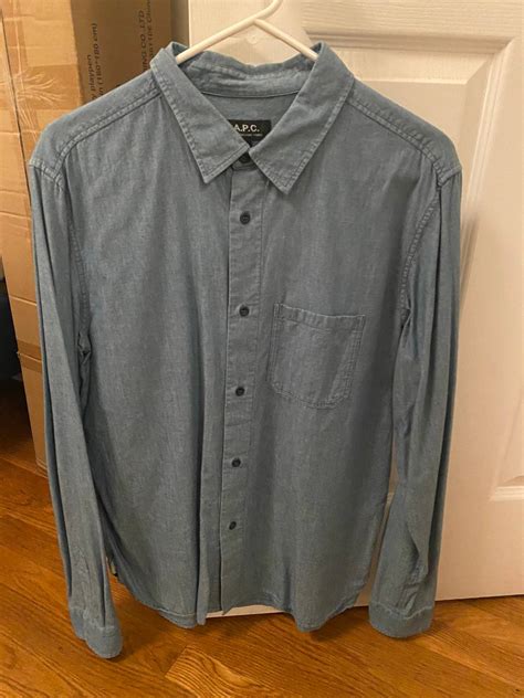 Apc Apc Denim Shirt Grailed