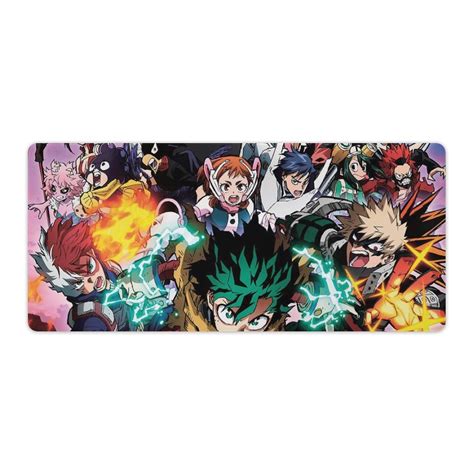 My Hero Academia Mha Boku Mouse Pad Extended Gaming No Sliped Large