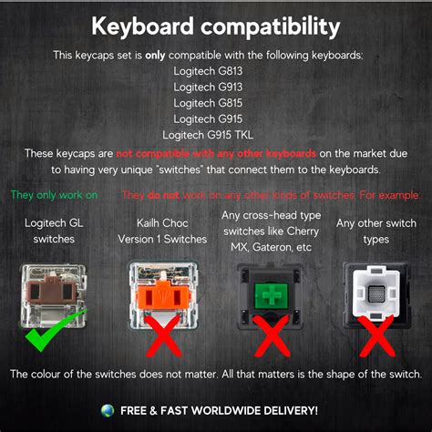 G915 Keycaps Replacement Set Logitech G915 Keycaps G915 Etsy Uk