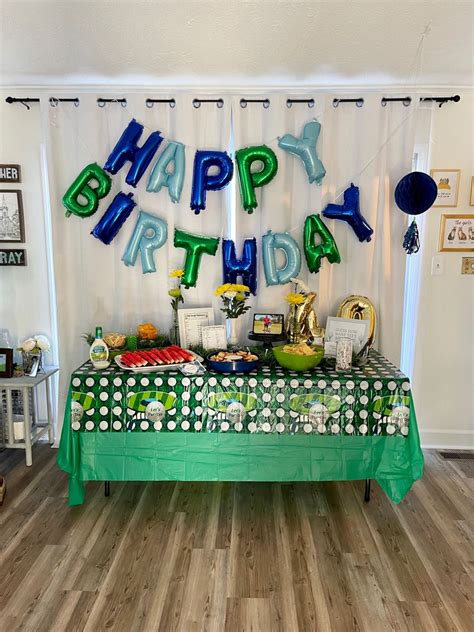 Th Birthday Golf Themed Party Th Birthday Parties Th Birthday Birthday