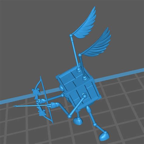 Modron Quadrone Geometric Warrior By Np Dev Download Free Stl Model