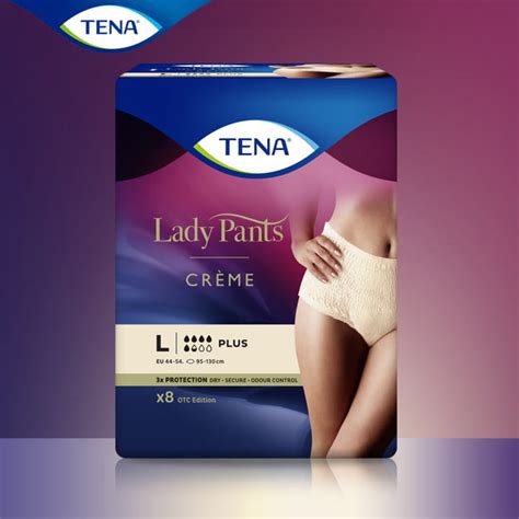 Bielizna chłonna TENA Lady Pants Plus Creme L 8szt Refundacja NFZ Pharmamed24 pl