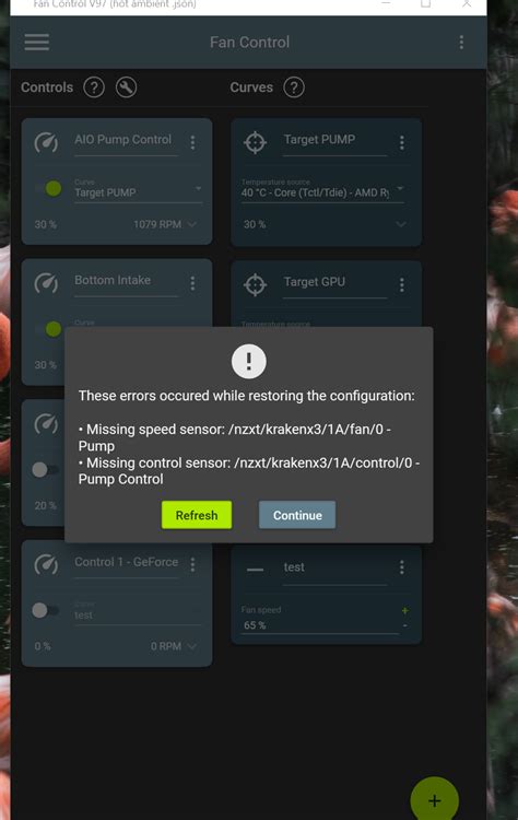 missing pump sensors · issue 395 · rem0o fancontrol releases · github