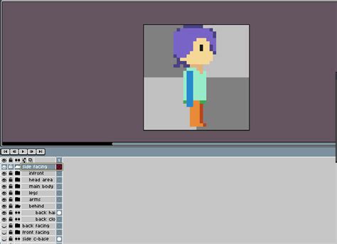 Aseprite Character Base For Learning How To Separate Joints When Making