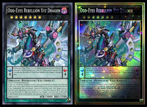 Odd Eyes Rebellion Xyz Dragon By Krysfun On Deviantart