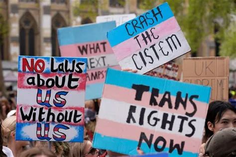 Thousands Gather In Emergency Protest Led By Trans Rights Groups Over
