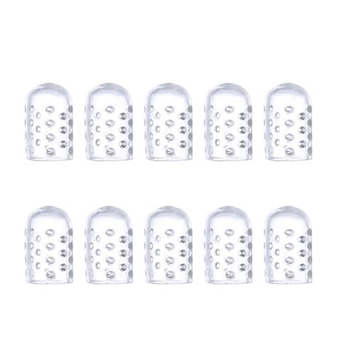 Grofry 103050 Pcs Silicone Toe Protector Set Breathable Gel Toe
