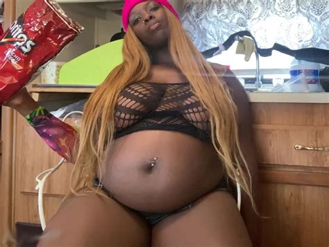 Feedees Ebony Fat Chat Belly Stuffing Thisvid Com