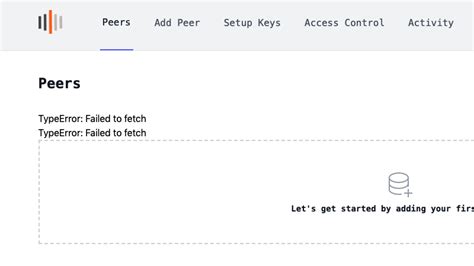 Typeerror Failed To Fetch Upon Log In · Issue 246 · Netbirdio