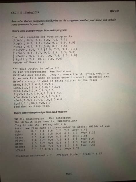 Solved Csci 1101 Spring 2019 Hw 12 Hw 12 Due Thursday