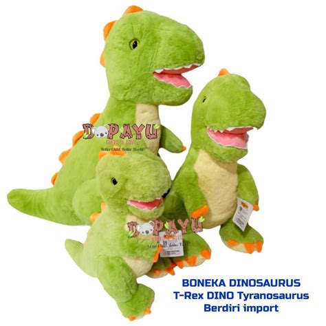 Jual Boneka Dinosaurus T Rex Dino Berdiri Mungil Small Medium Dinosaurs