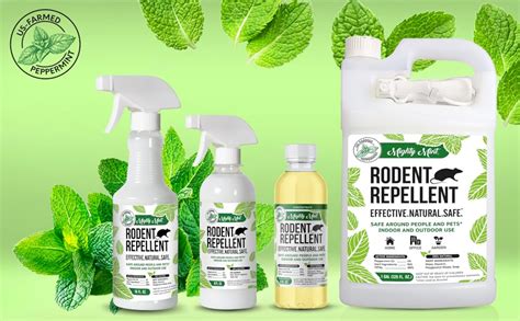 Mighty Mint Peppermint Oil Rodent Repellent Spray With