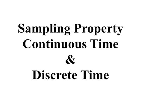 Convolution Discrete And Continuous Time Difference Equaion And System