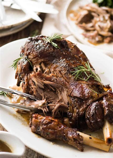 Slow Roast Leg Of Lamb Recipetin Eats