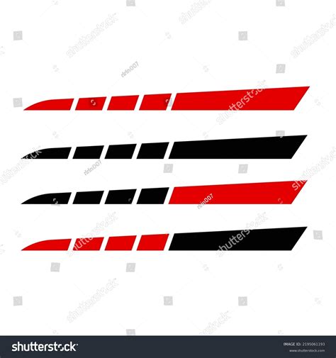 Car Wrapping Decal Template Design Vector Stock Vector Royalty Free